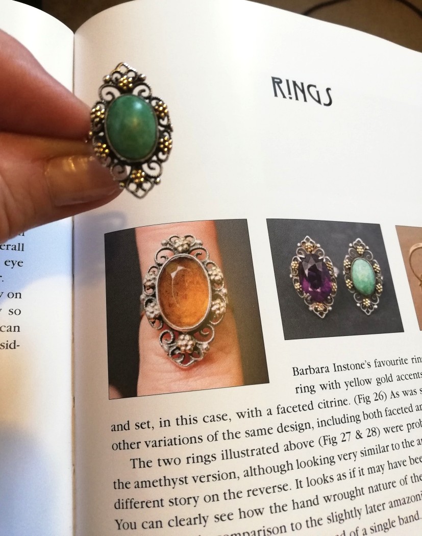 Rare, early Bernard Instone silver and gold Arts and Crafts book piece ...